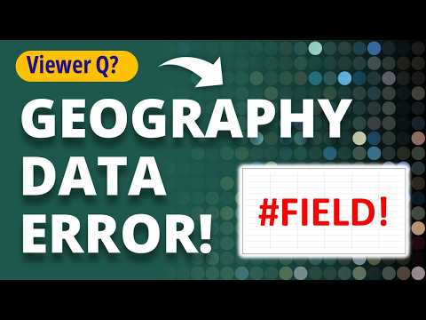 How to Use Excel Geography Data with Zip Codes 🔥 [VIEWER QUESTION]