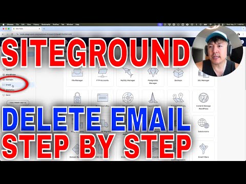 ✅ How To Delete SiteGround Email Address🔴