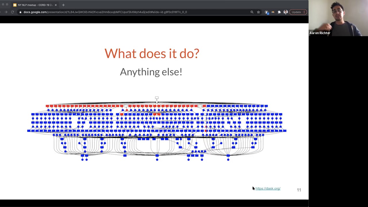 Accelerated Cloud NLP for COVID-19 Research Using ScispaCy and Dask