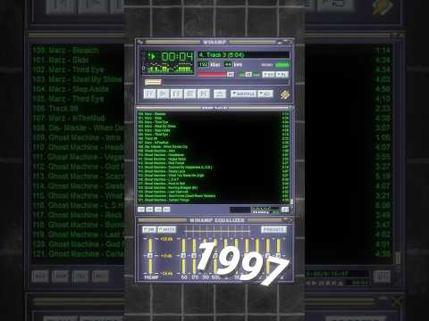 Winamp in 60 seconds π©βπ» #tech #software #technology #code #retro #retrotech