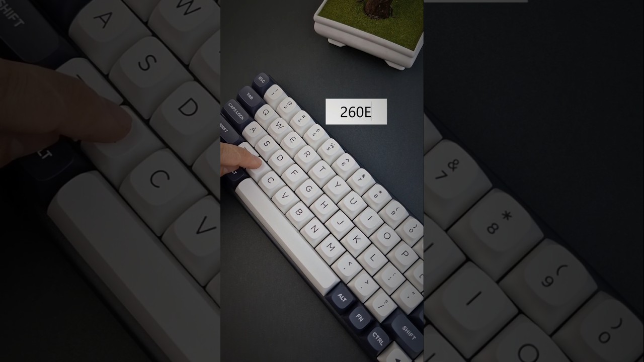 Typing Trick (Code 260E)_ Phone Icon | #asmr #keyboard #computerhardware #mechanicalkeyboard #typing