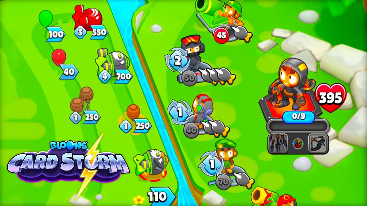 ONLY TOWER CARDS vs ONLY BLOON CARDS (Bloons Card Storm)