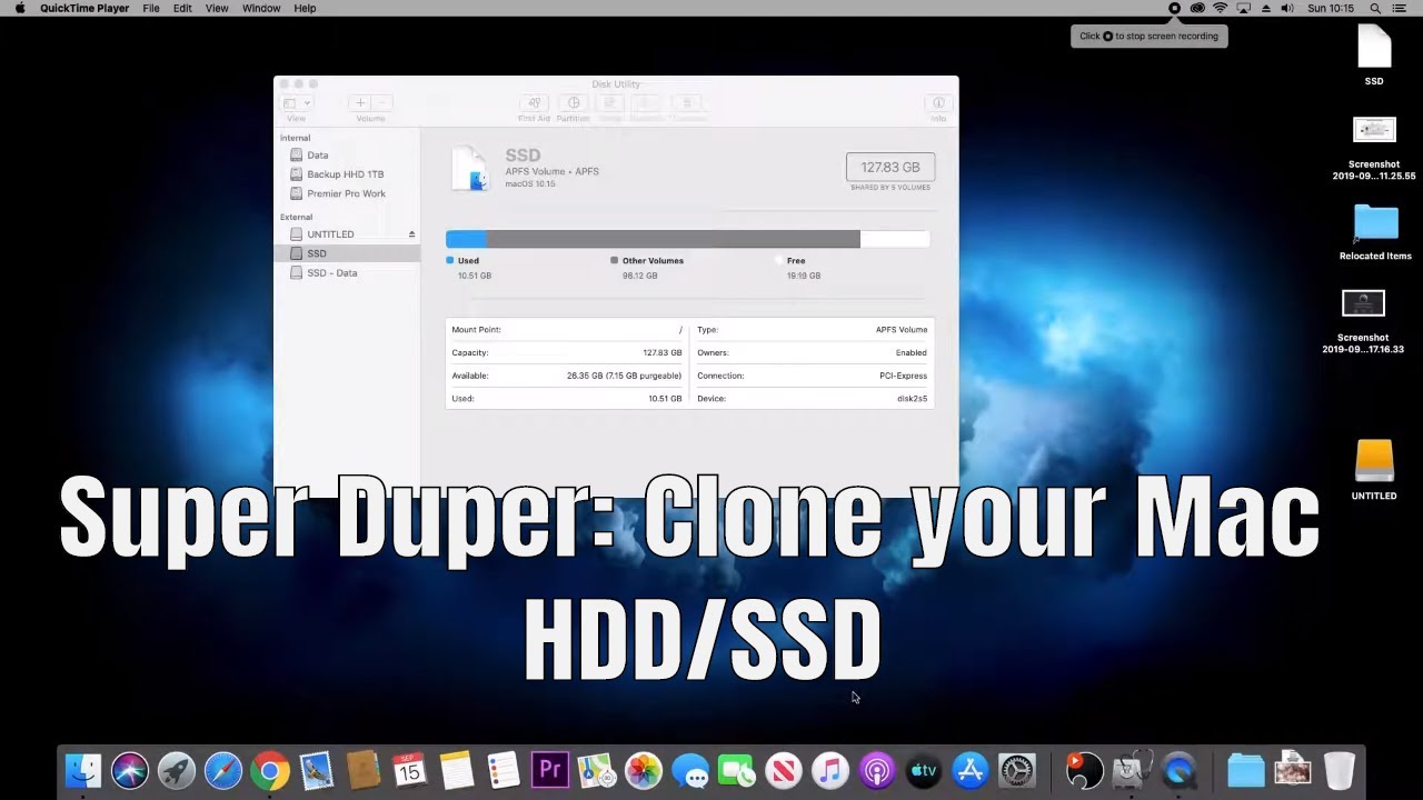 Backing Up & Cloning your MAC Hard Drive using SuperDuper