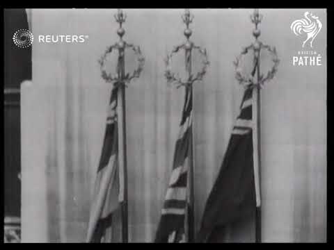 Vimy pilgrims' tribute to war-dead. 4,000 ex-soldiers march to impressive service in White...(1936)