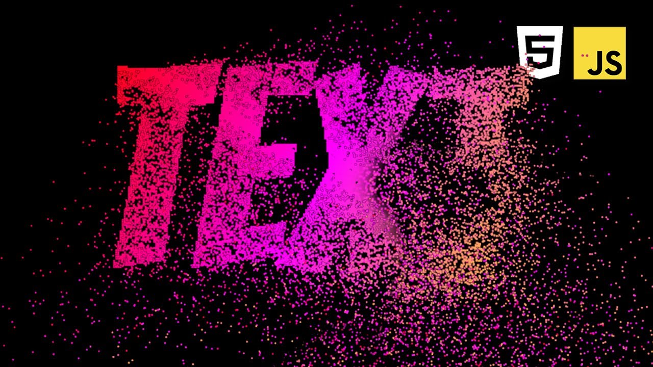 Particle Text with Vanilla JavaScript