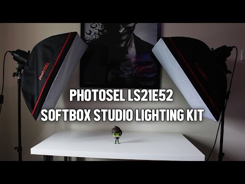 PhotoSEL LS21E52 Softbox Studio Lighting Kit - Review