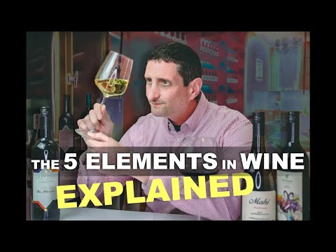 The 5 Key Components in Wine