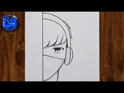 How to draw Anime || Anime guy with headphones step by step || easy drawing for beginners