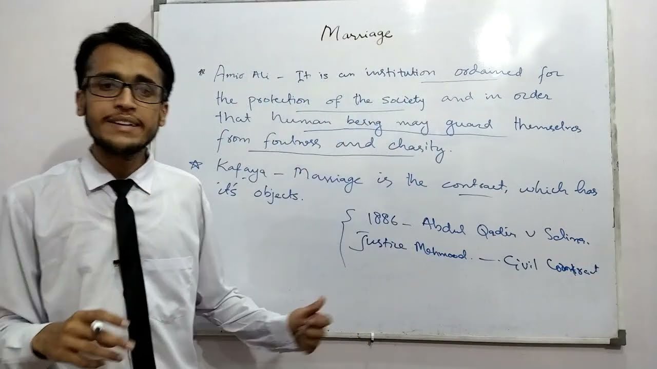 Marriage under Muslim Law | Islamic Personal Law | Part 1