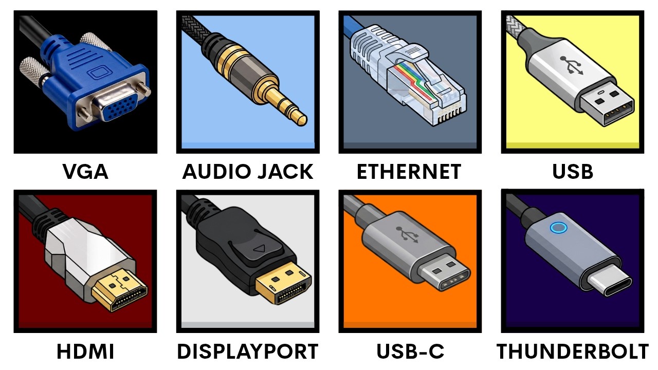 Every Computer Port Explained in 8 Minutes