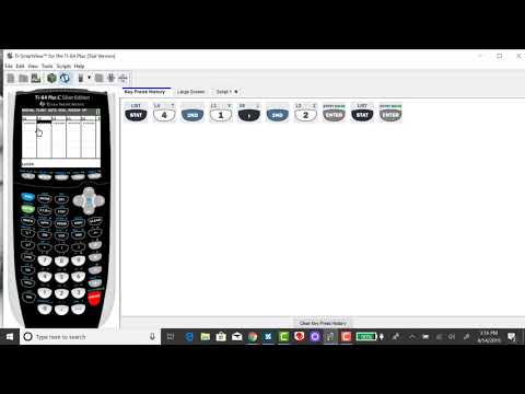 TI-84: Finding the Sample Mean