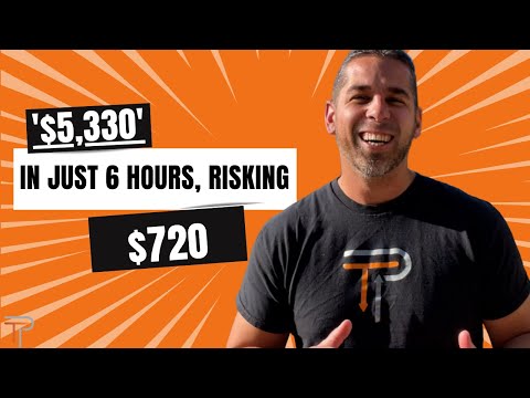 How To Trade Futures - $5,330 In 6 Hours Risking $720