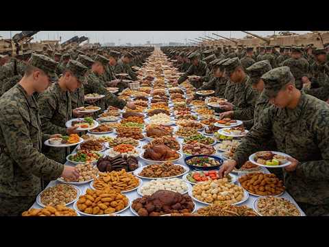 How 27,781 Meals Are Prepared Every Day at a U.S. Military Base and Academy
