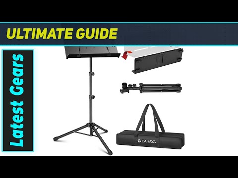 CAHAYA Tri-Fold Music Stand: The Most Portable Yet Sturdy?
