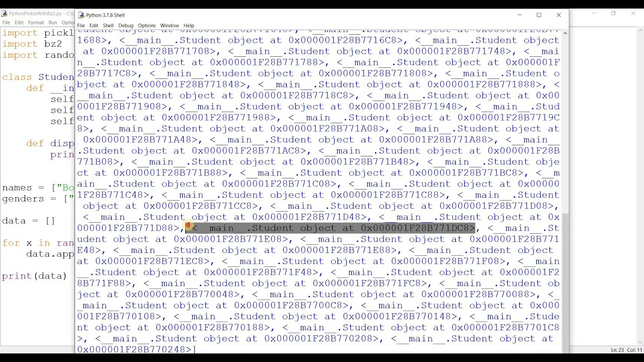 Python Pickle and Bz2 - Serialize and Compress Python Data