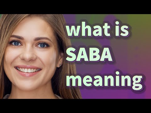 Saba | meaning of Saba