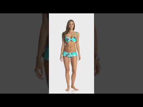 Seafolly Tropical Vacay Bustier Bikini Top | SwimOutlet.com