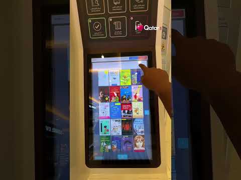Free book vending machine in Qatar!