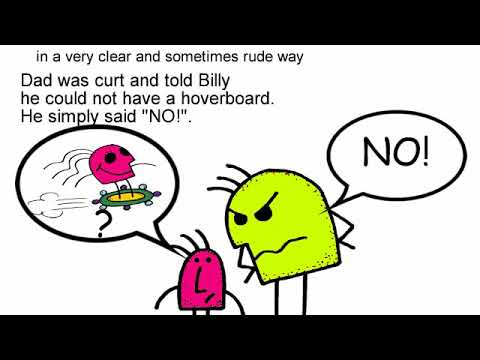 curt meaning | Vocabulary for Kids | Children's Dictionary | Learn English Vocabulary