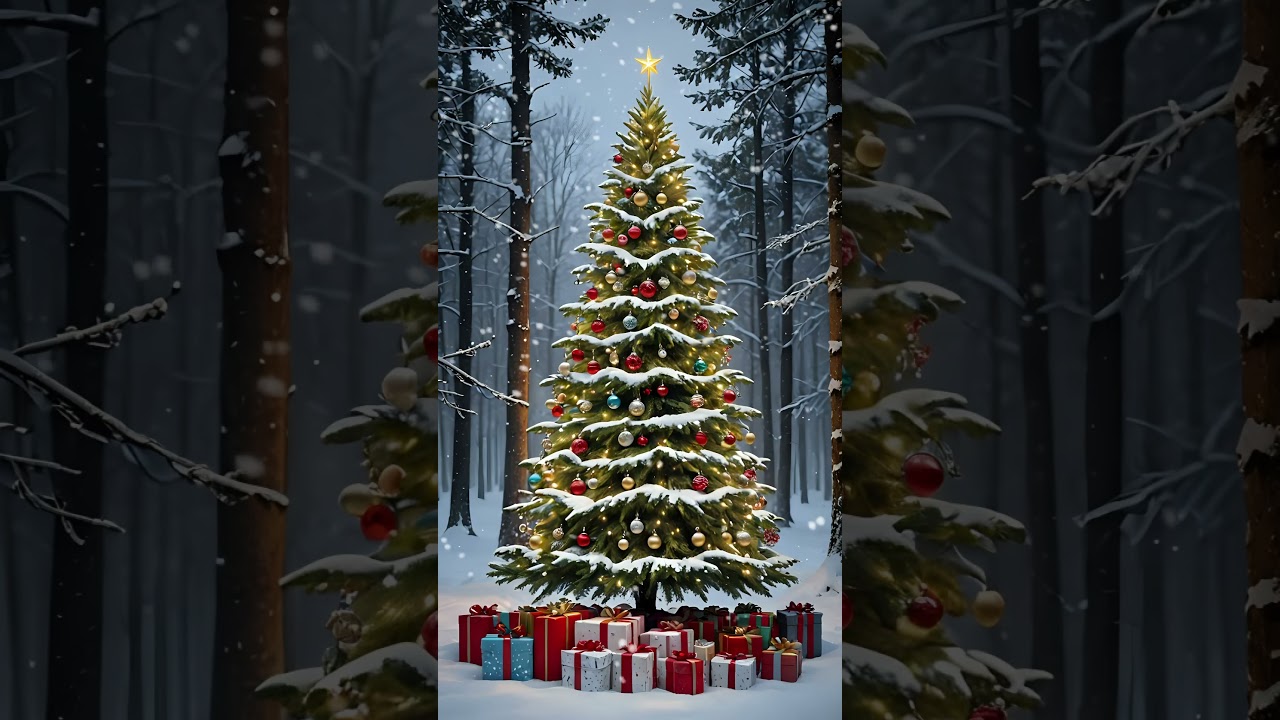Christmas Tree Snow 🎄❄️ Live Wallpaper