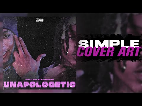 How To Make Rap Cover Art | Polo G & NLE Choppa | Graphic Poster Cover Art | Photoshop