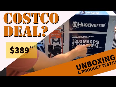 Husqvarna 3200 PSI Pressure Cleaner - Unboxing, Assembly, and Review!!!