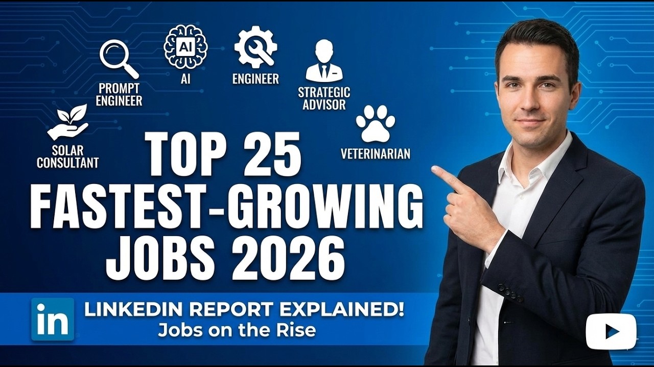 Top 25 Fastest-Growing Jobs in 2026 | @LinkedIN 