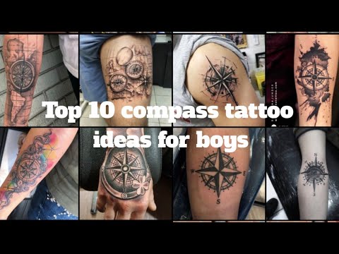 Top 10 compass tattoo ideas for boys. #tattoo