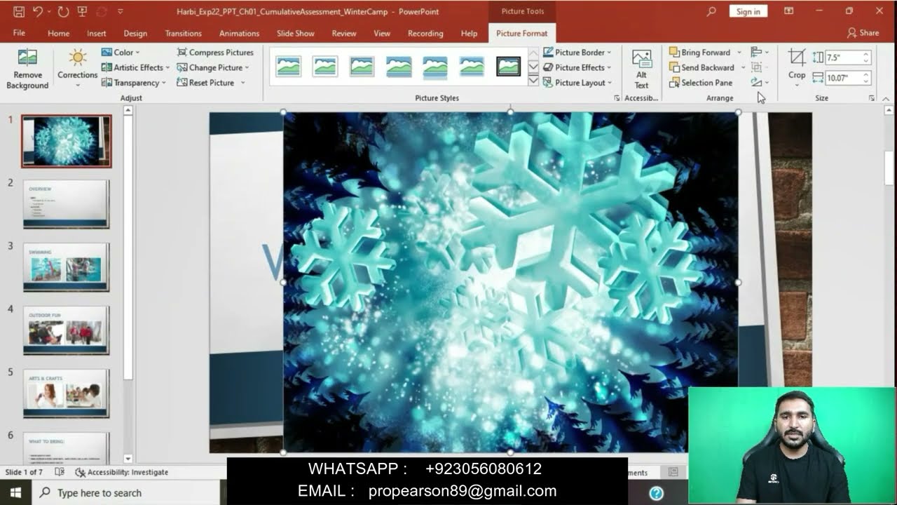 PowerPoint Chapter 1 Cumulative Assessment - Winter Camp (PC and Mac)/Complete Video