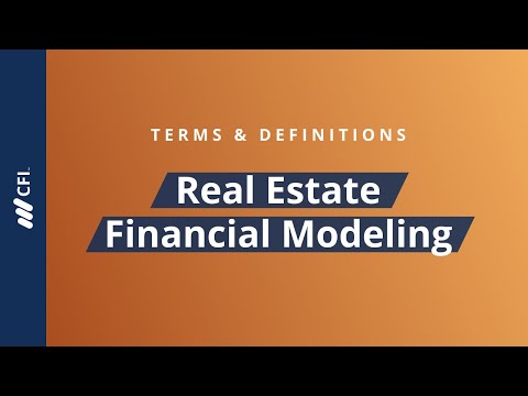 Real Estate Financial Modeling | Terms & Definitions