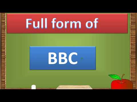 Full form of BBC