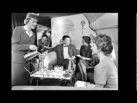 "Thin Air", by KP INTERNATIONAL AIRLINES, synthpop music video with vintage airline images