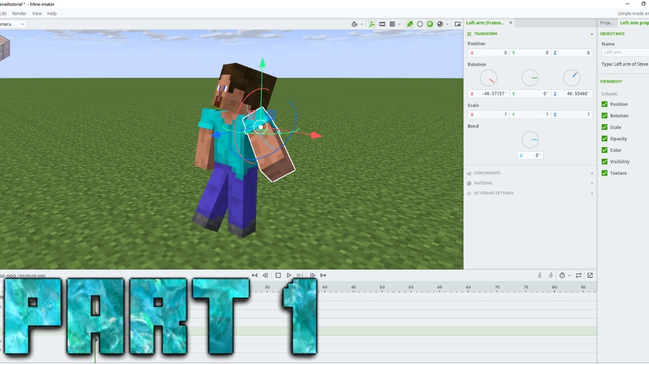 Mine Imator Tutorial, Making a simple animation!