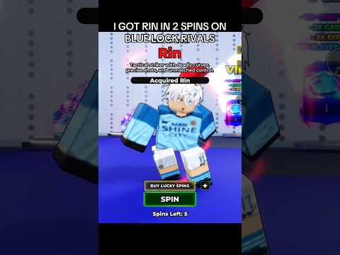 I GOT RIN IN 2 SPINS | Blue Lock Rivals #bluelockrivals #bluelock #roblox