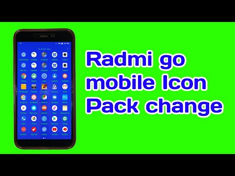 Redmi go mobile Icon Pack change || radmi go mobile ka hom background change