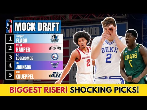 UPDATED 2025 NBA Mock Draft 8.0| Huge RISE For These Prospects