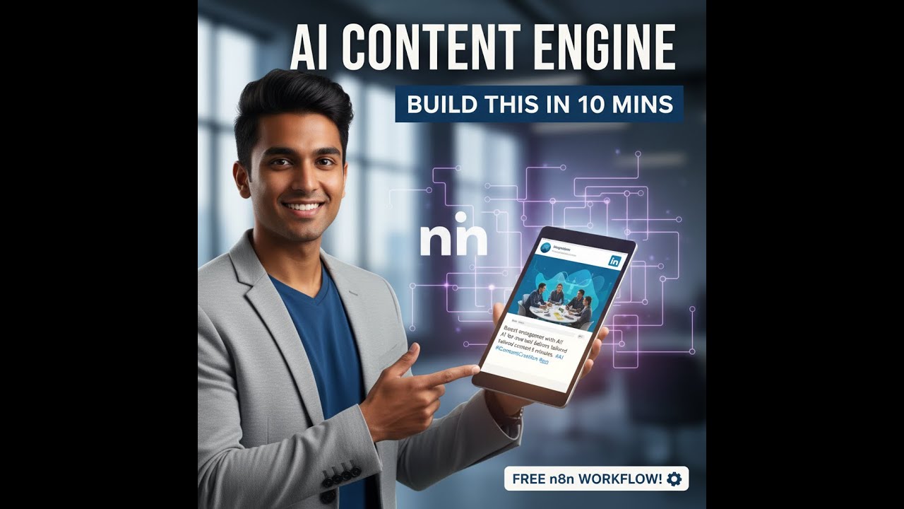 Build an AI LinkedIn Content Engine with n8n (Free Workflow)