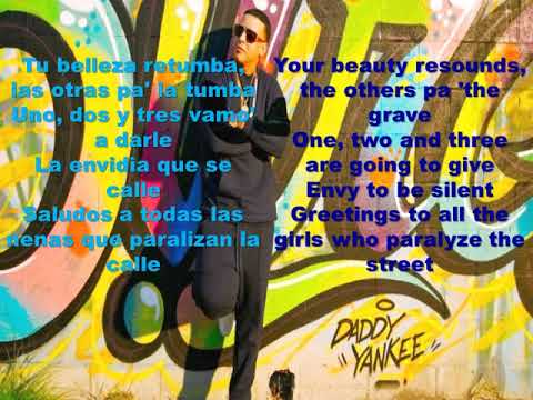 DURA LYRICS IN ENGLISH AND SPANISH by DADDY YANKEE