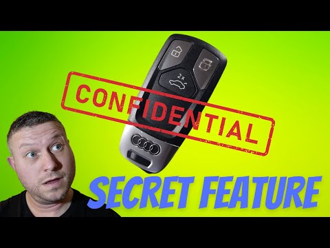 Audi key fob tricks and hidden features the dealers don't tell you