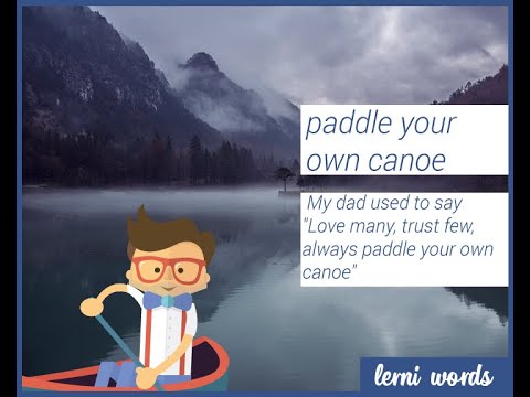 Paddle your own canoe 🛶 #shorts