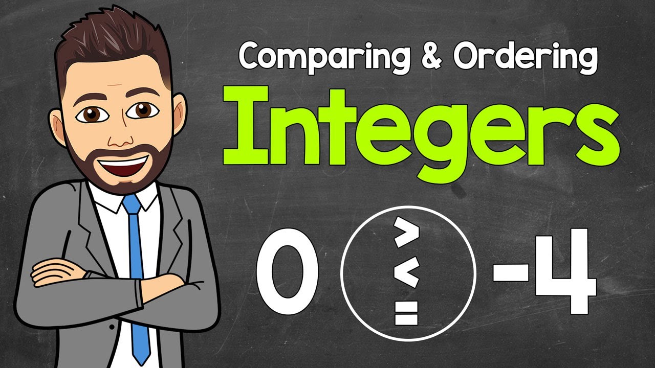 How to Compare and Order Integers (Positives & Negatives) | Math with Mr. J