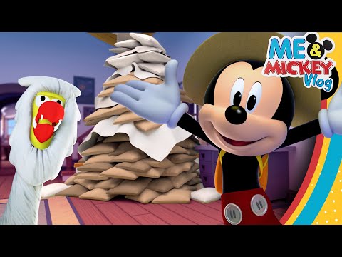 Explore Pillow Mountain with Mickey Mouse! 🏔 | Me & Mickey | Vlog 60 | @disneyjr