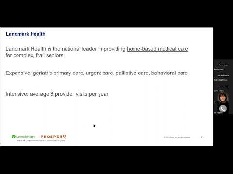 Geriatric Grand Rounds - Jeremy Berman, MD - "Landmark Health Model of Care"