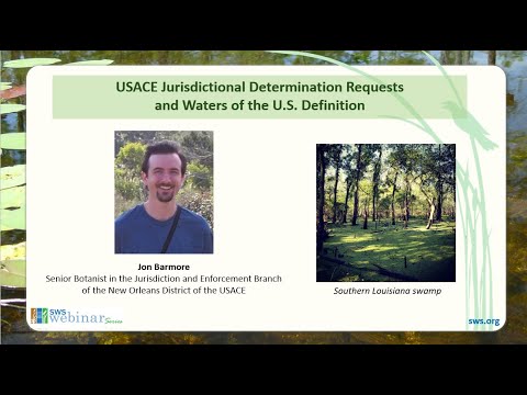 March 2022 Webinar - USACE Jurisdictional Determination Requests & Waters of the U.S. Definition