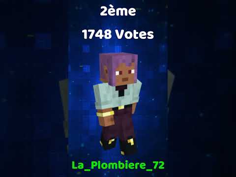 Résultats votes Avril 2025 #minecraft #oneblock #votes #top