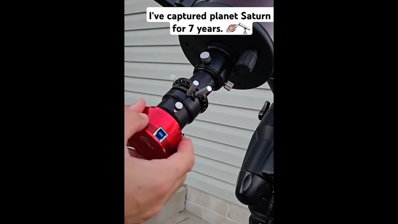 The views of Saturn - 2018 vs 2024 #planet #telescope #saturn #ring #solarsystem #andromeda #galaxy