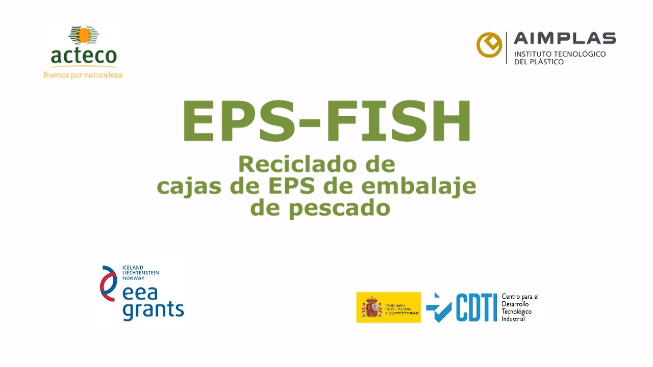 Reciclado de cajas de EPS de envase de Pescado - Proyecto EPS FISH
