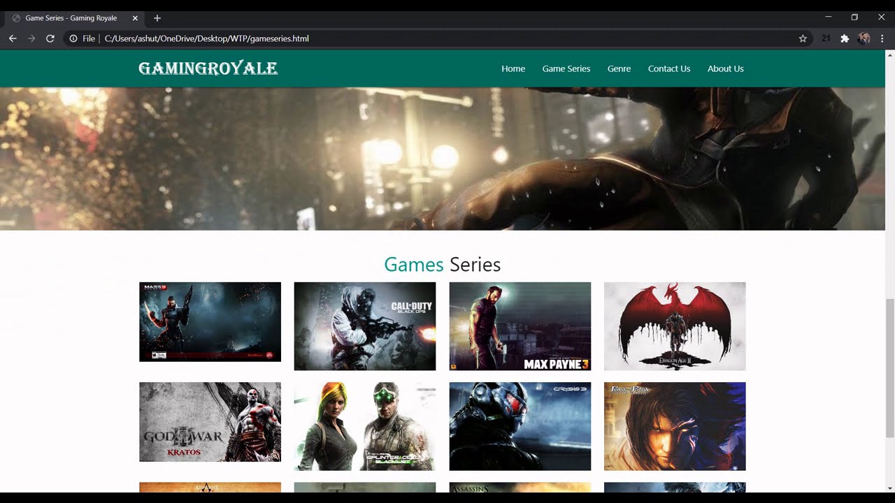 A complete responsive website using #html,#css, #javascript, #jquery,#json, #angular #js