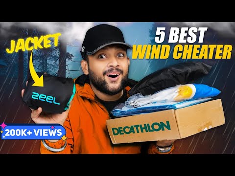 5 Best Wind Cheater/Breaker Jackets For Men π₯ Decathlon, Wildcraft, Zeel Haul 2023 | ONE CHANCE