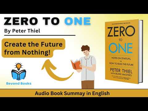 Zero to One by Peter Thiel | Full Book Summary in English | Audio Summary | Book Summary in English